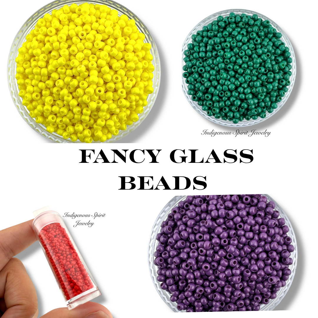Fancy Glass Beads – Indigenous Jewelry Supplies