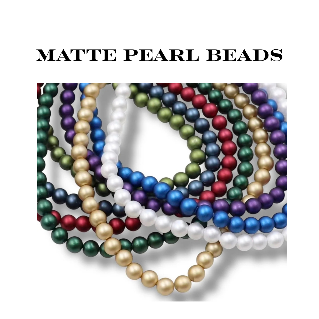 Matte Pearl Bead Collection – Indigenous Jewelry Supplies
