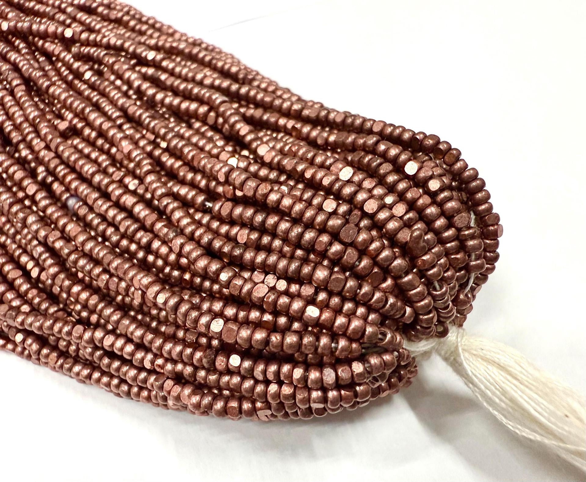 Metallic Old Rose - Sheen 2 Cut Charlotte Cut Beads (11/0) – Indigenous ...