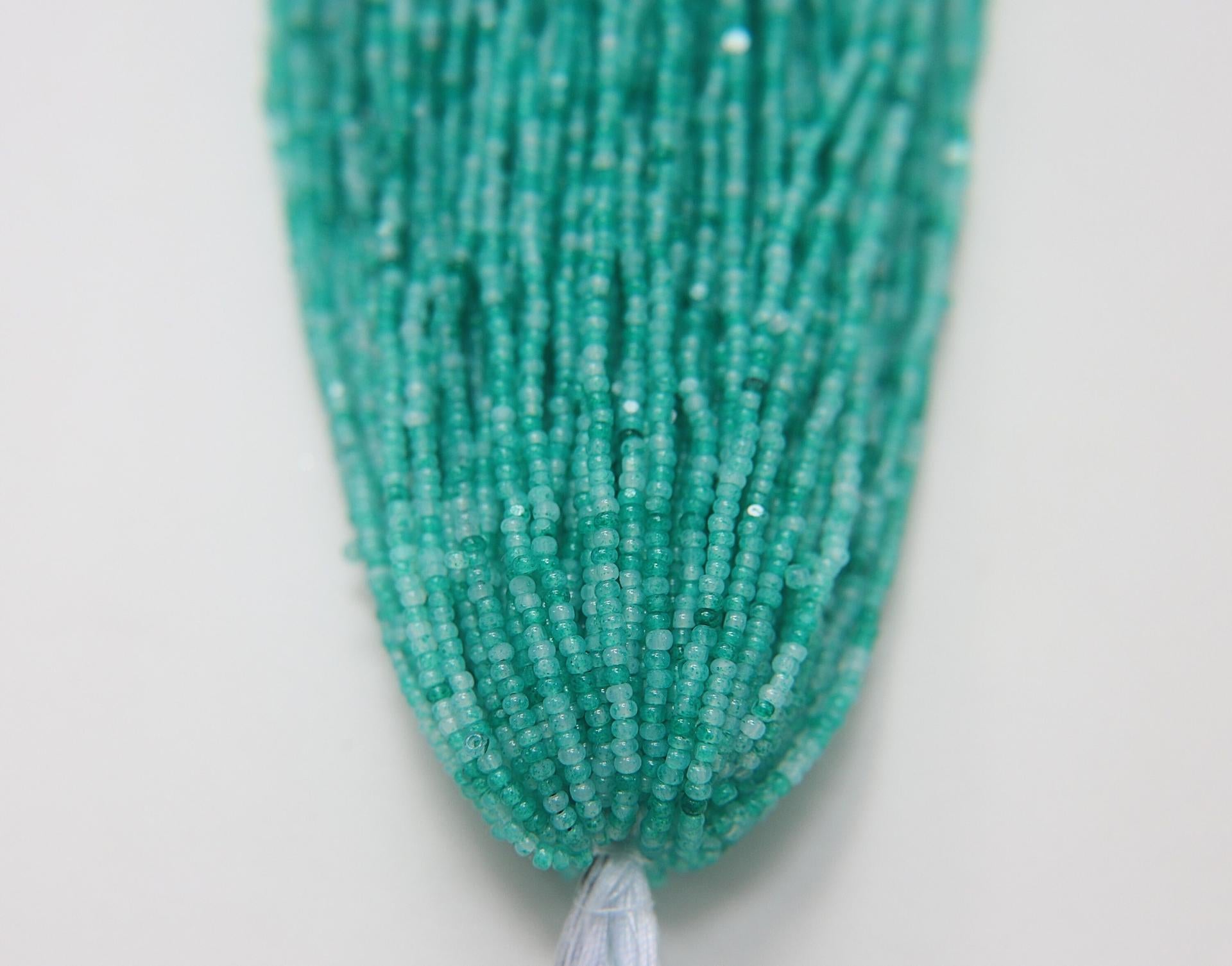 Aqua Opal Mosaic - Sheen 2 Cut Charlotte Cut Beads (11/0) – Indigenous ...